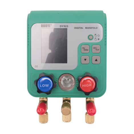 0-6000Kpa Refrigeration HVAC Temperature Tester Digital Manifold Gauge ...