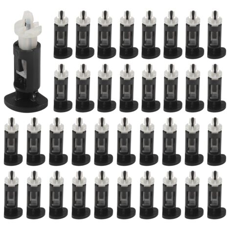 80Pcs CPU Heatsink Mount Pin Plastic Push Screw Cooler Cooling Fan ...