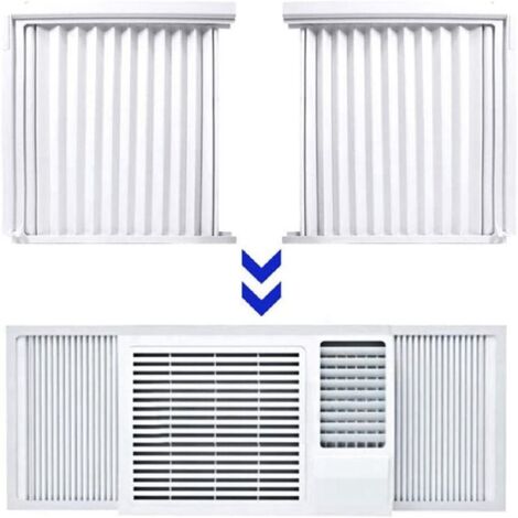 Window Air Conditioner Side Panels with Frame, Room AC Accordion Filler ...