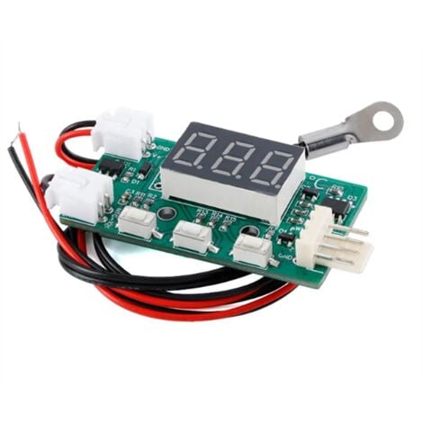 DC 12V PWM Temperature Detector Probe Controller Module 4-Wire Fan Governor for PC STK IC