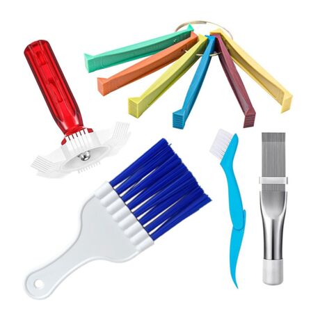 5Pc Air Conditioner Fin Cleaner Set,FCR6 Comb Condenser,Air Outlet ...
