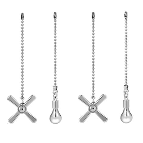 2sets Ceiling Fan Pull Chain Ornaments,Fan Pulls Extension Chains Set ...