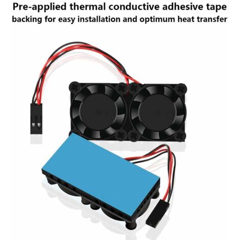 for 4 Model B Dual Fan with Heat Sink Ultimate Double Cooling Fans ...