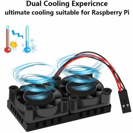 for 4 Model B Dual Fan with Heat Sink Ultimate Double Cooling Fans ...