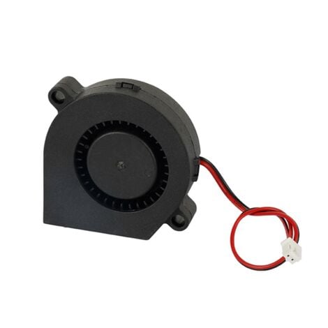 3D Printer Cooling Fan 24V, 5015 Turbo Blower, 2-Pin Connector High Rotational Speed Low Noise ...