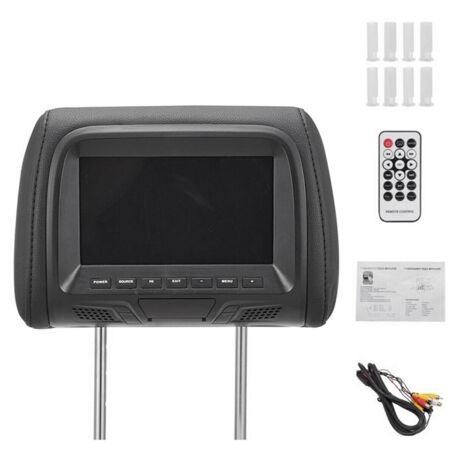 Universal 7Inches Car Headrest Monitor Screen Rear Seat Entertainment ...