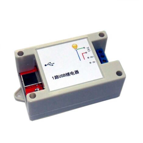 USB Relay Module with 1 Channel Digital Acquisition CH340 Delay