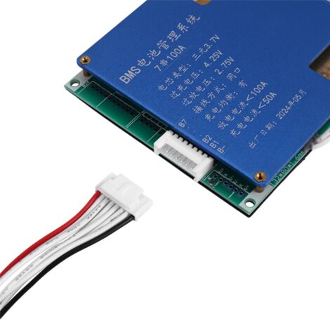 7S 24V 100A 18650 Lithium Battery Pack Board Equalizer Pcb Temperature ...
