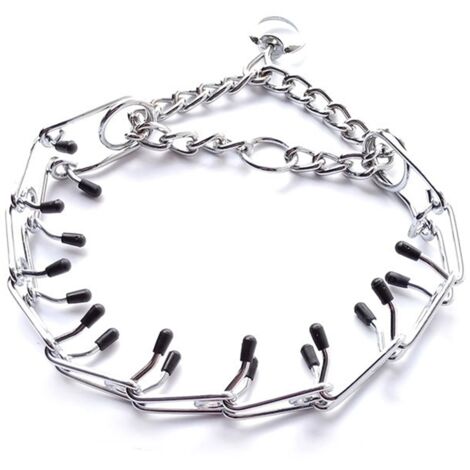 Dog Collar, Adjustable Link Rubber Head, Quick Release Locking ...