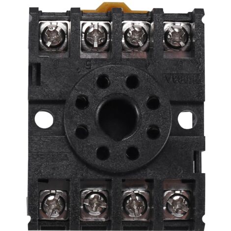 New 8 Round Pin 8-Pin PF083A Relay Base Socket