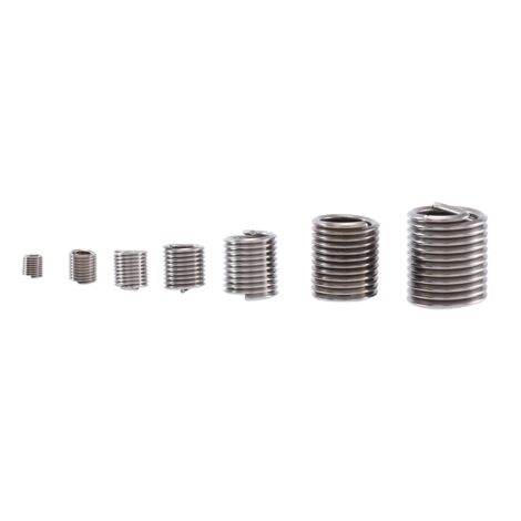 2 Sets 200Pcs Thread Insert Wire Kit M3-M6/M8 M10 M12 Stainless Steel ...