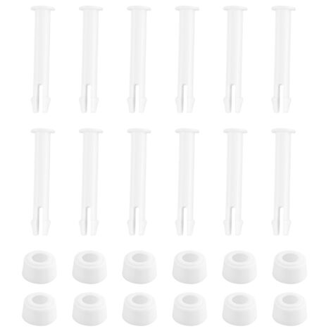 12 Pcs Plastic Pool Joint Pins & Rubber Seals for Above Ground Round ...