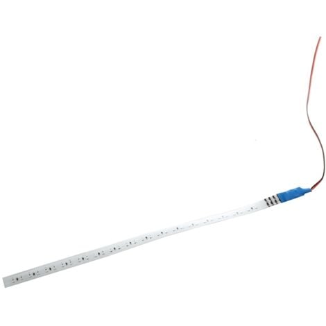 32 LED Running Light Scanner 30 cm Strip Decoration Blue Car 12V