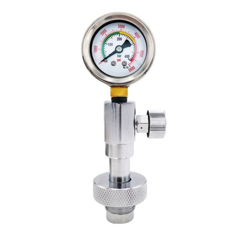 DIN Air Tank Pressure Checker with 400Bar Gauge Scba Testing for Din ...