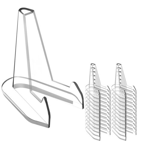 24 Packs(2.68 Inchs Height) Card Display Stand,Acrylic Picture Holder ...