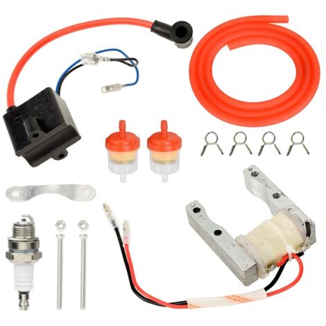 Motorized Bike CDI Ignition Coil + Kit for 2 Stroke 49cc 50cc 66cc 80cc ...