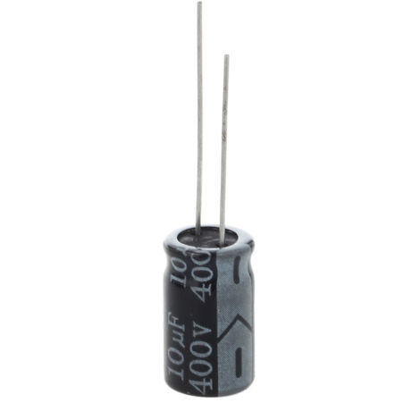 10 x 400V 10uF low Impedance Electrolytic Capacitor