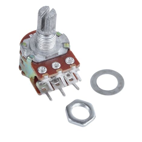 1 pcs silver metal B50K 50K ohm 6-pin dual trim potentiometer