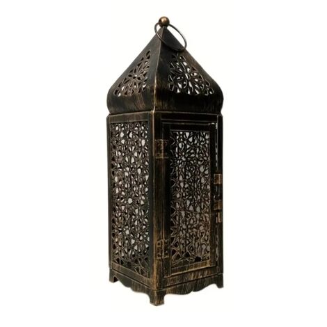 Metal Vintage Wind Lights Lantern,Table Top Decor, No Candle ZTFD-48L
