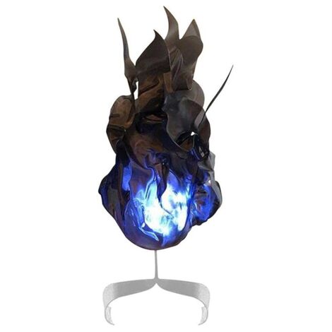Magic Fire Ball on the Hand Home LED Decoration Black