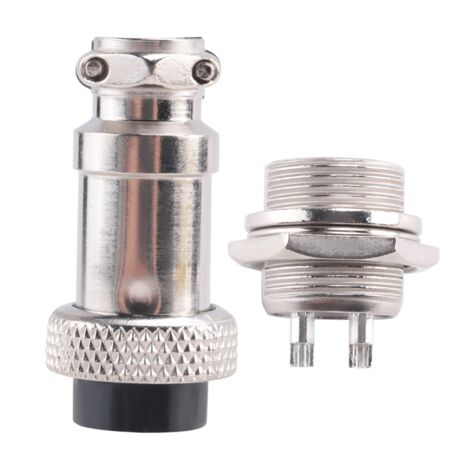 GX16 Aviation Connector 2-Pin 400V Screw Type Cable