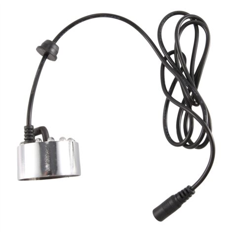 Mini Mist Maker, 12 LED Mister Fogger Water Fountain Pond Fog Machine