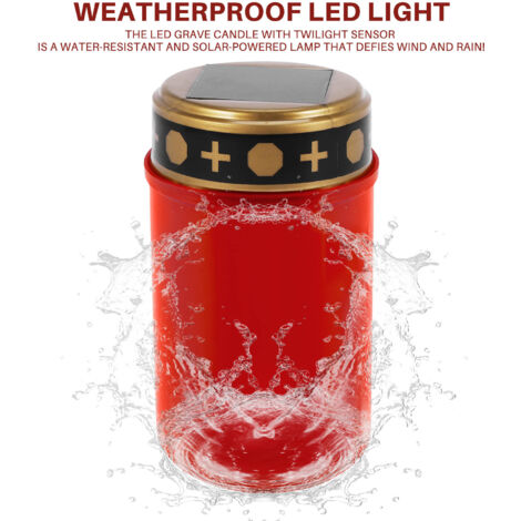 for Cemetery Solar Lights with Lighting LED Grave Light Various Wind