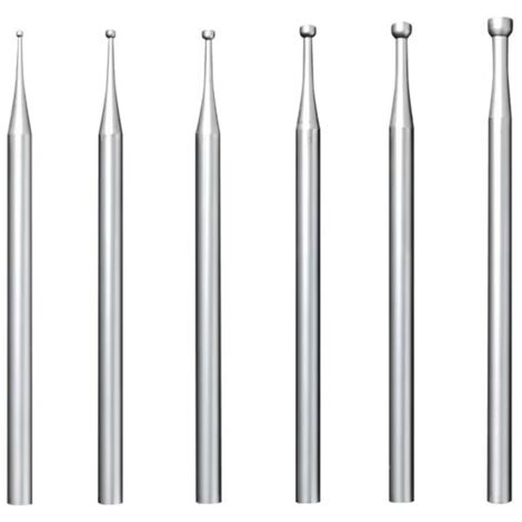 6 Pcs Round Cup Burr - 3/32Inch Shank Jewelry Making Burs