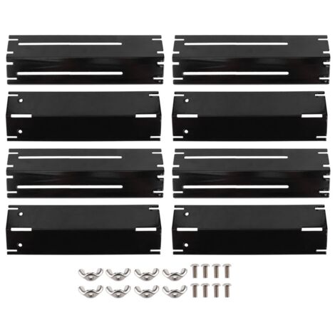 4 Pair Adjustable Grill Heat Plate Shield For Tent Burner,A