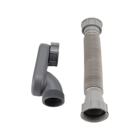 Low Profile 1 1/2 P Trap Flexible Bathtub Drain Pipe Flat Free