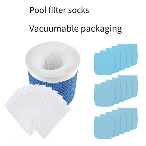 20PCS Pool Skimmer Filter Sock Reusable Baskets