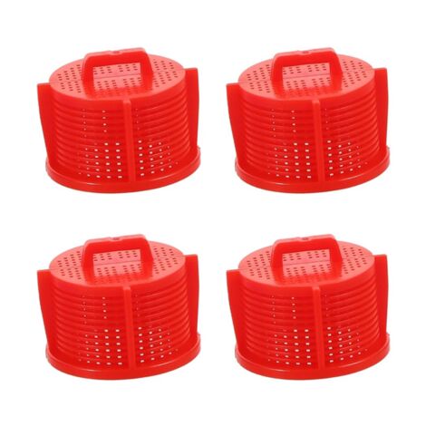 washing machine filters, inlet valve sieve, red