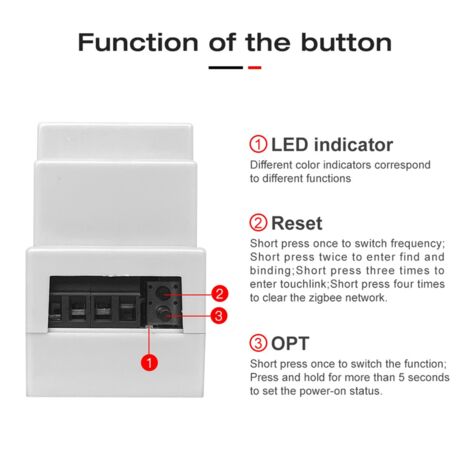 DIN Rail 5 in 1 Smart LED Controller RGB RGBW CCT 2.4G Light