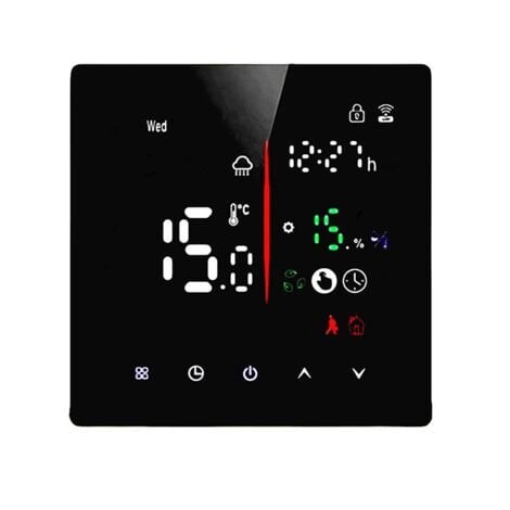 Tuya WiFi Smart Thermostat Programmable for House 3A Black