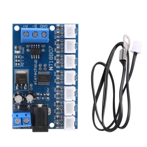 7 Channel RS485 Temperature Sensor Measurement MODBUS RTU
