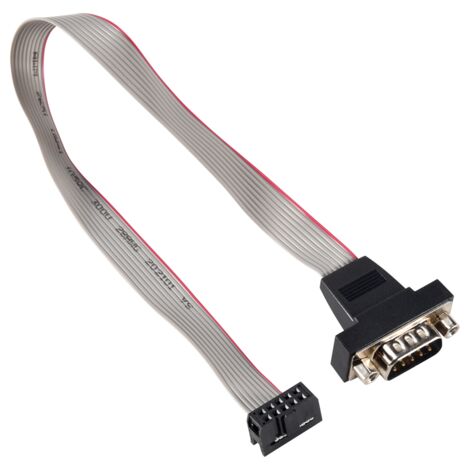 DB9 RS232 to 10 pin Ribbon Cable Connector Adapter