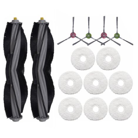 Kit for Floor 3 Station Robot Main Side Brush Mop Rag Cloth