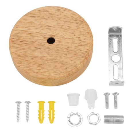 lamp base Plate Wooden ceiling holder e27 Lamp Φ100mm Hidden screw