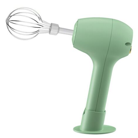 Wireless Portable Electric Food Mixer Automatic Whisk Dough Egg Green