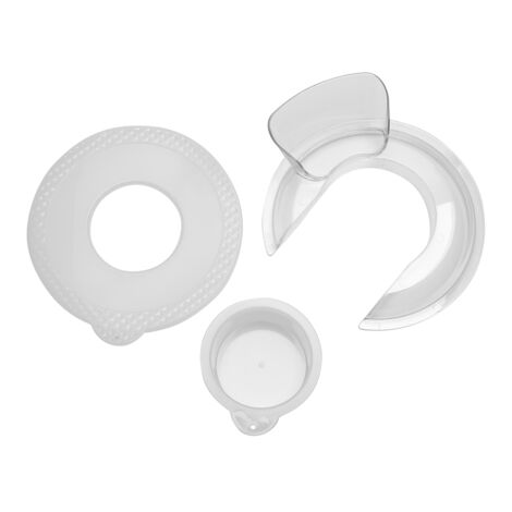 Secure Pouring Shield & Mixers Bowl Covers Mixer Splatter Guard Lids