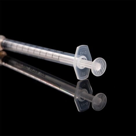 50 Pack 1Ml Syringe with Needle-25G 1 Inch Needle, Lab Supplies