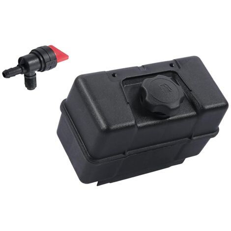 Fuel Tank W/Shut Off Valve&Fuel Cap 4 Quart for