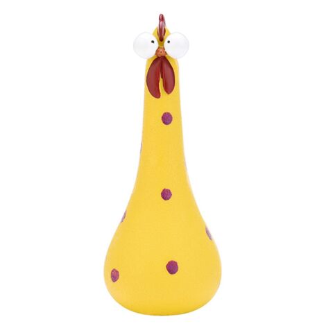 resin chicken ornaments garden decoration Yellow