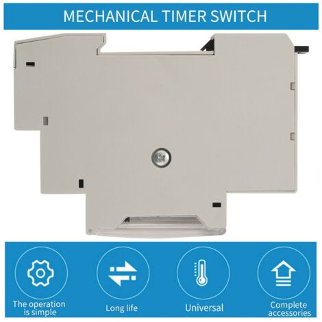 SUL180a 15 Minutes Mechanical Timer 24 Hours Programmable Din Rail ...