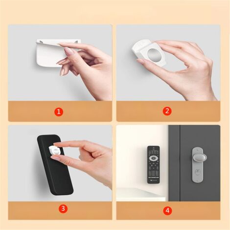 Magnetic Remote Control Holder Wall Mount, 5Pcs Organizers Self ...