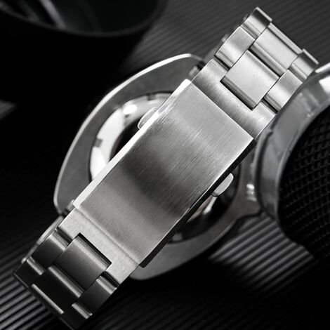 Watch Buckle Fold Safety Milled Clasp Replacement Stainless Steel ...