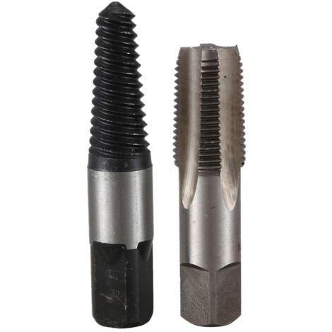 2Pcs 1/2 Inch Screw Extractor Water Pipe Broken Thread Repair Tap Set
