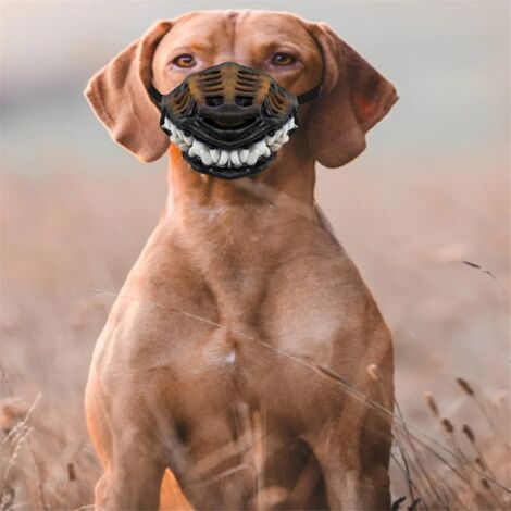 Dog Mouth Mask Padded Latex Rubber Muzzles For Large Role Play