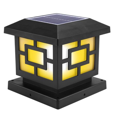 Outdoor Solar Column Lights Wall Garden