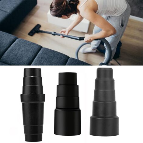 Pack of 3 hose adapters universal - vacuum cleaner adapter rubber